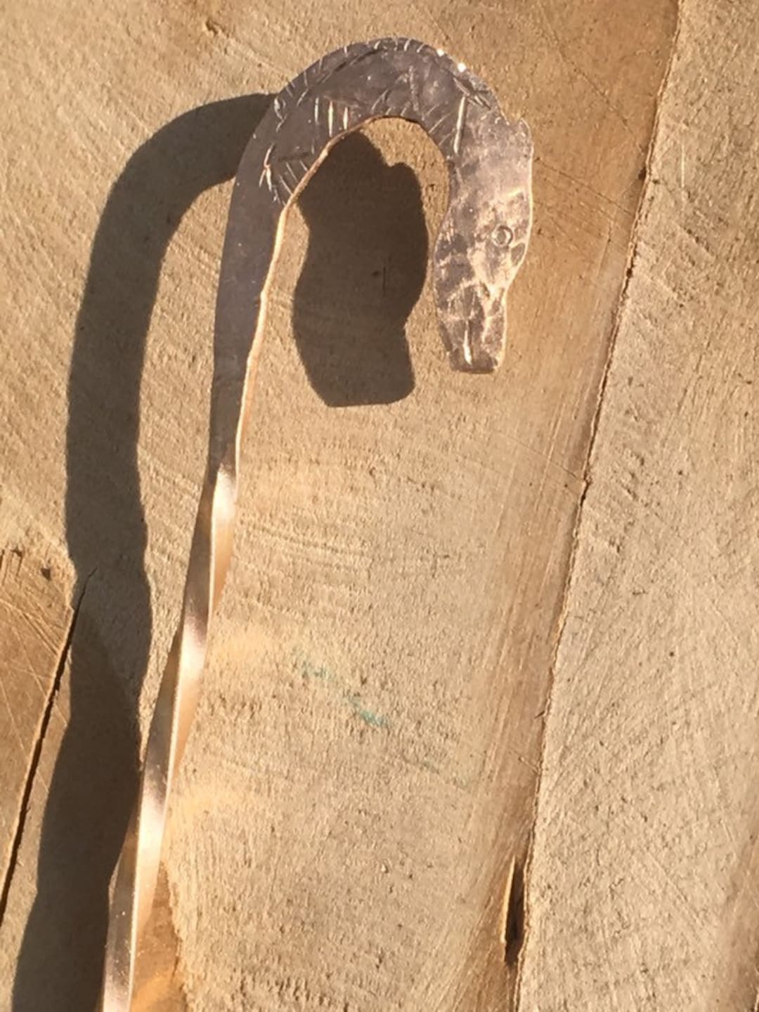 Bronze Long Viking Pin. Viking Style Hair Stick. Viking Cloak Pin Early ...