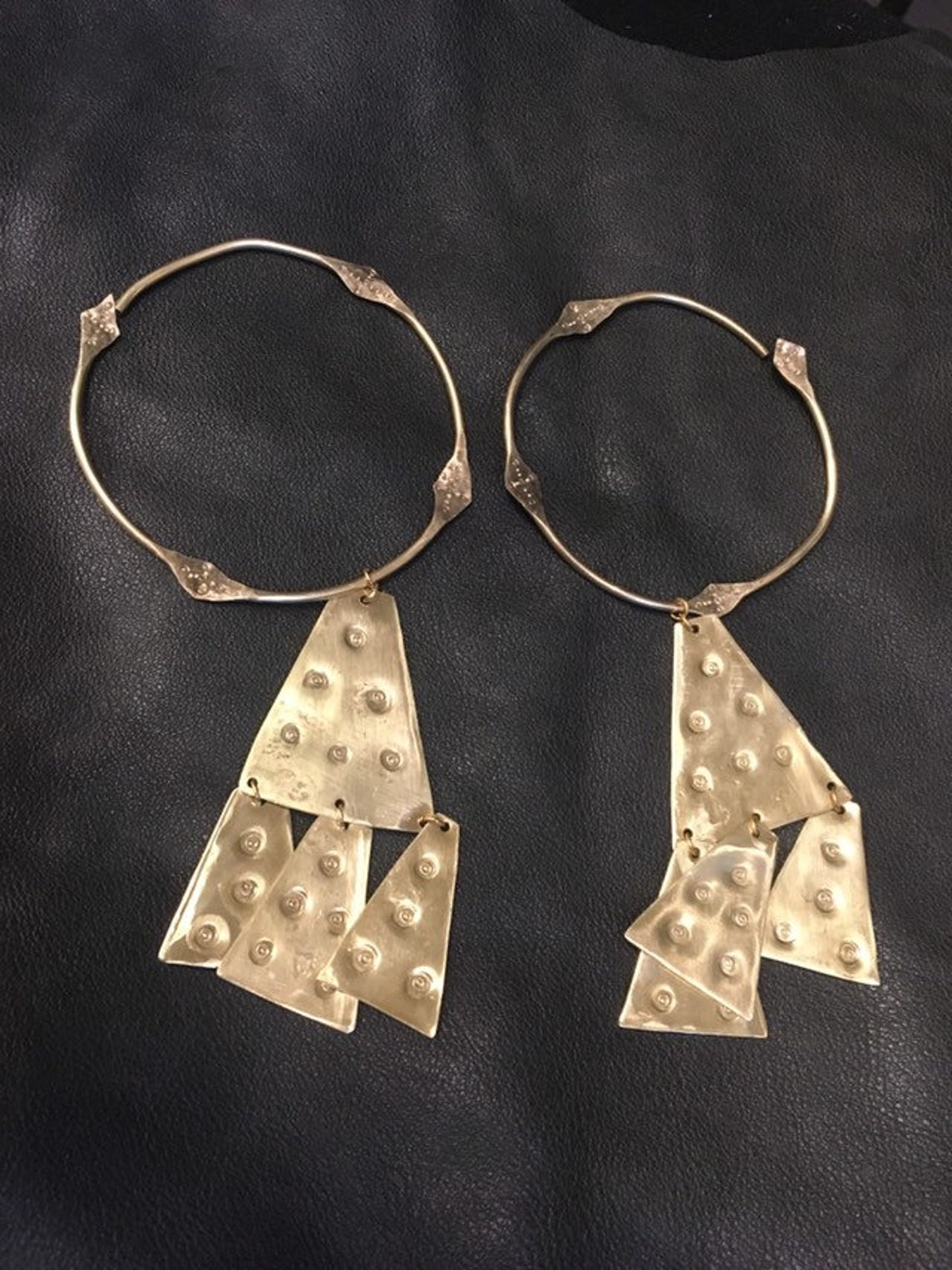 Pair of Novgorod Pendant Temple Rings. Slavic Temple Rings. - Etsy