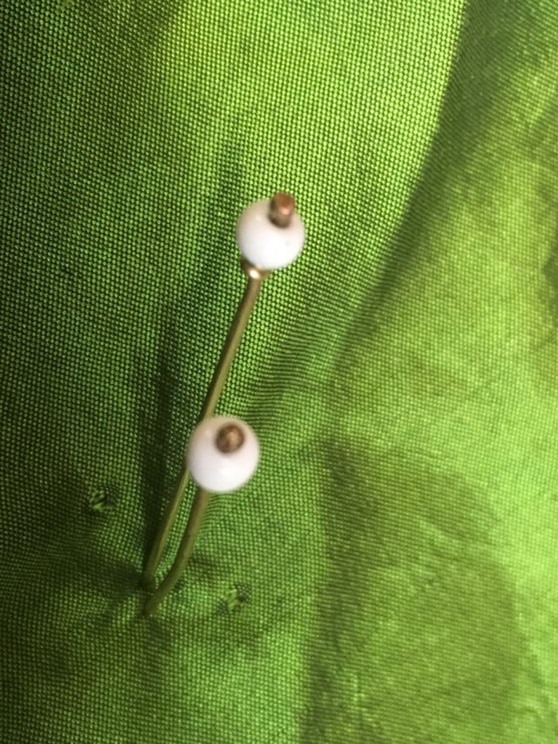 PAIR of Brass Medieval Veil Pins. Medieval Dress Pin. Renaissance Pins ...