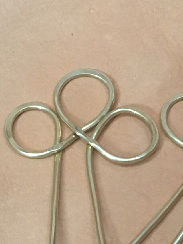 Brass or Sterling Silver Medieval Hairpin. Handcrafted | Etsy