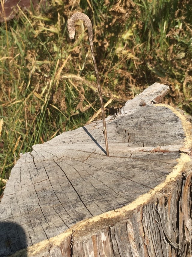 Bronze Long Viking Pin. Viking Style Hair Stick. Viking Cloak - Etsy