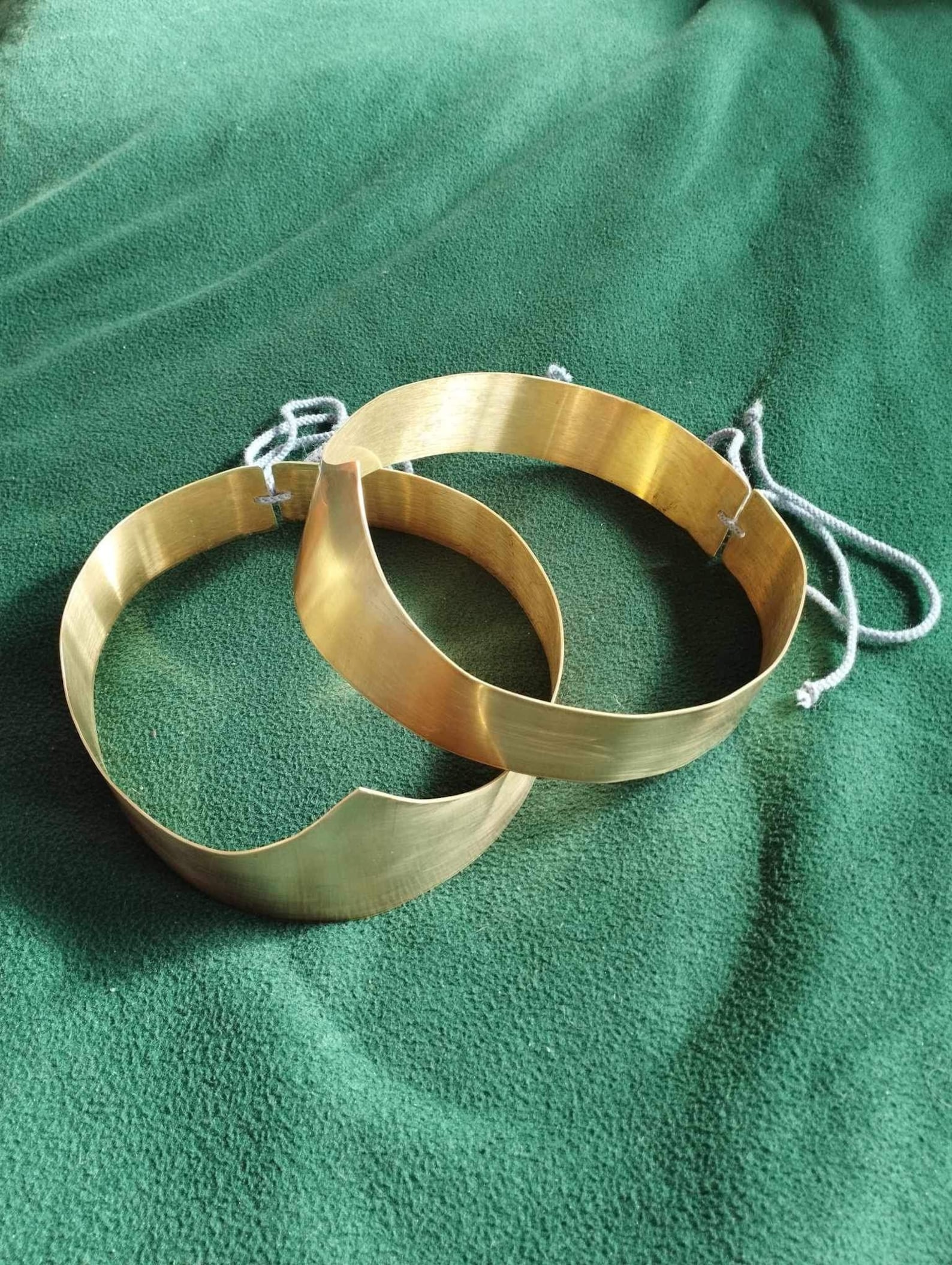 Single-point Brass Greek-style Coronet. Brass Diadema for SCA and ...