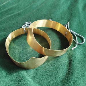 Single-point Brass Greek-style Coronet. Brass Diadema for SCA and ...