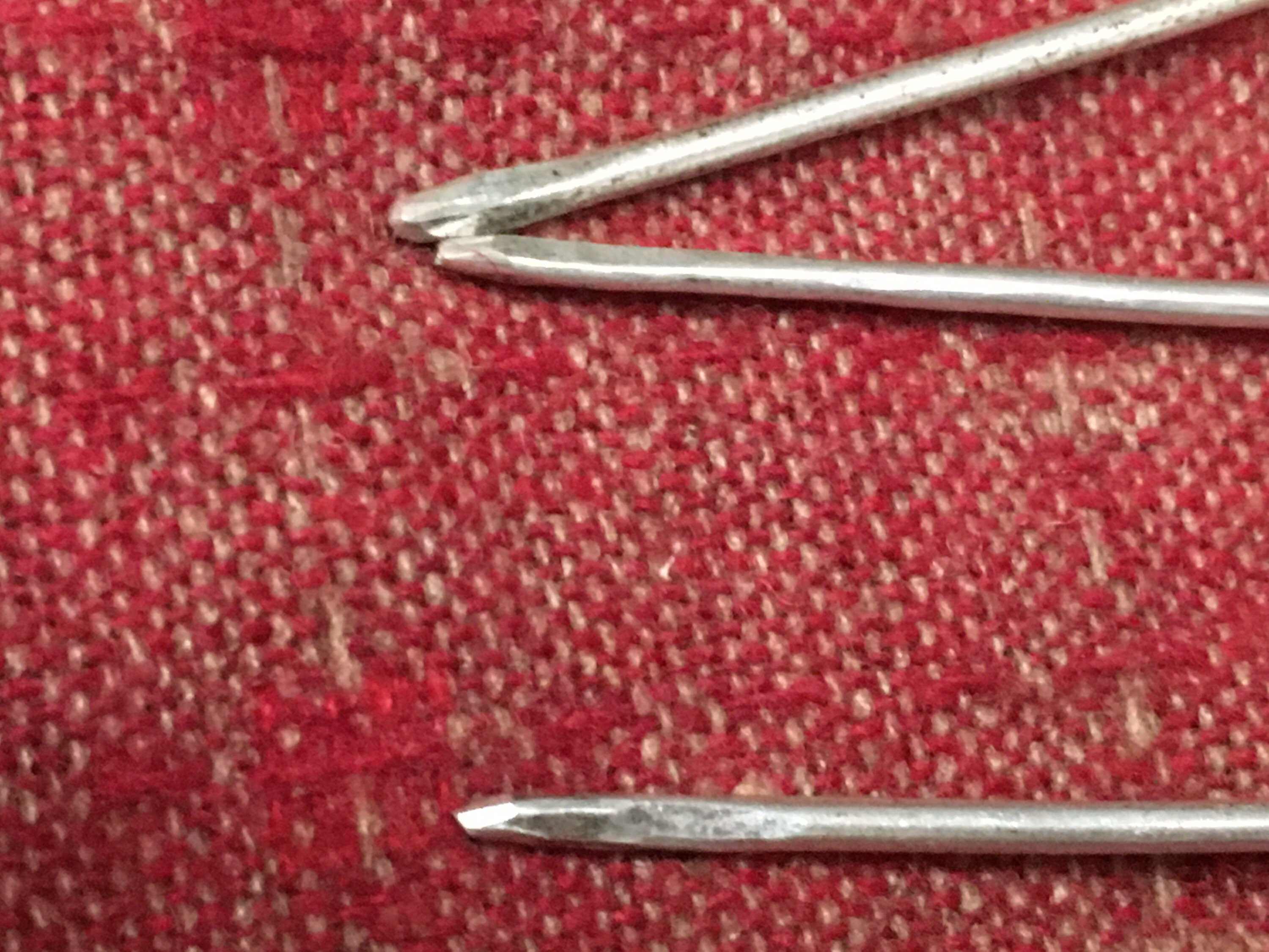 Sterling Silver Simple Medieval Hairpin. Renaissance Hairpin. - Etsy