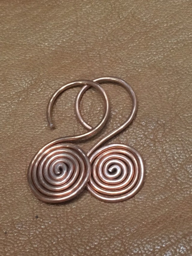 Pair of Spiral Slavic Temple Rings. Western Slavic Temple | Etsy