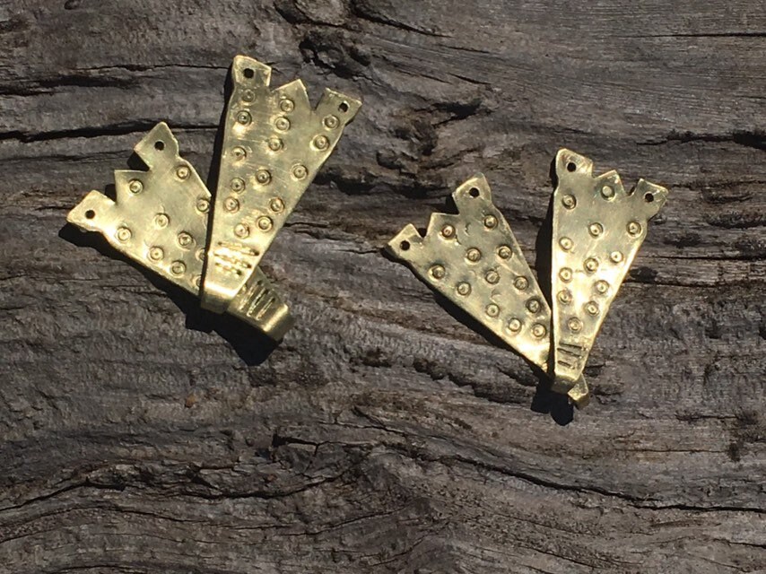 PAIR of Viking Leg Wrap Hooks. Anglo-saxon Winingas Hooks. Slavic Leg ...