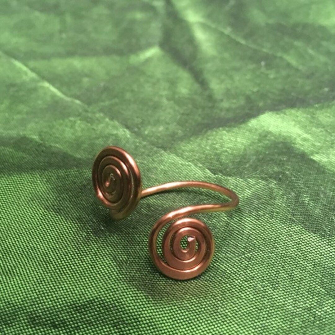 Copper Viking Ring. Adjustable Ring. Early Medieval Ring. - Etsy