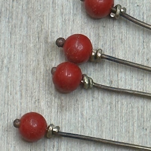 PAIR of Brass Medieval Veil Pins. Medieval Dress Pin. Renaissance Pins ...