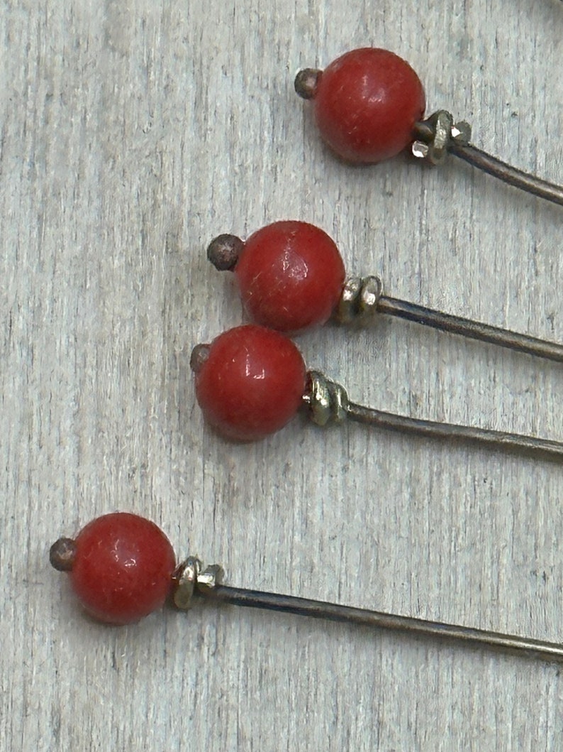 PAIR of Brass Medieval Veil Pins. Medieval Dress Pin. Renaissance Pins ...