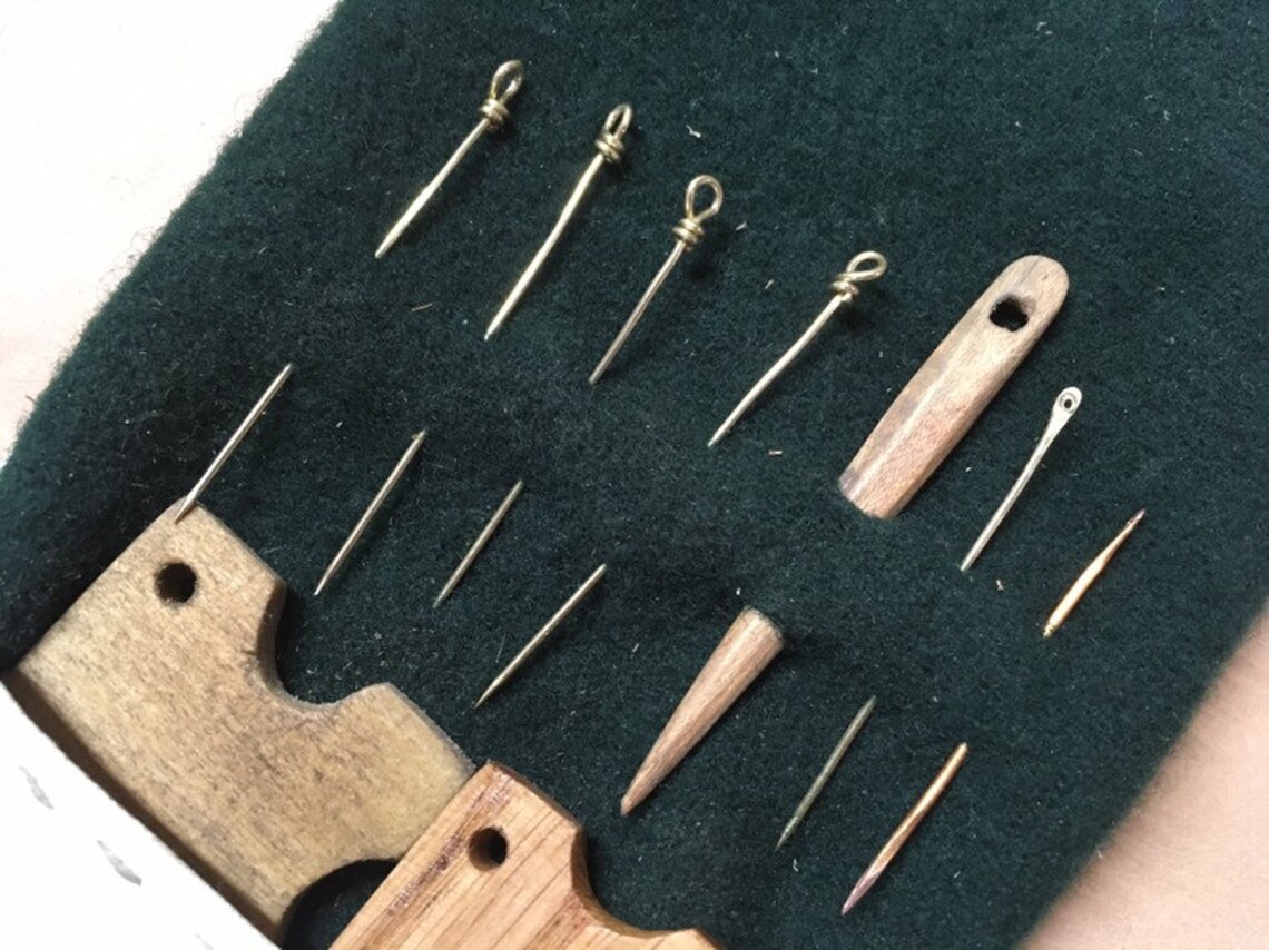 Viking Sewing Kit. Birka Wallet With a Set of Sewing Tools. - Etsy