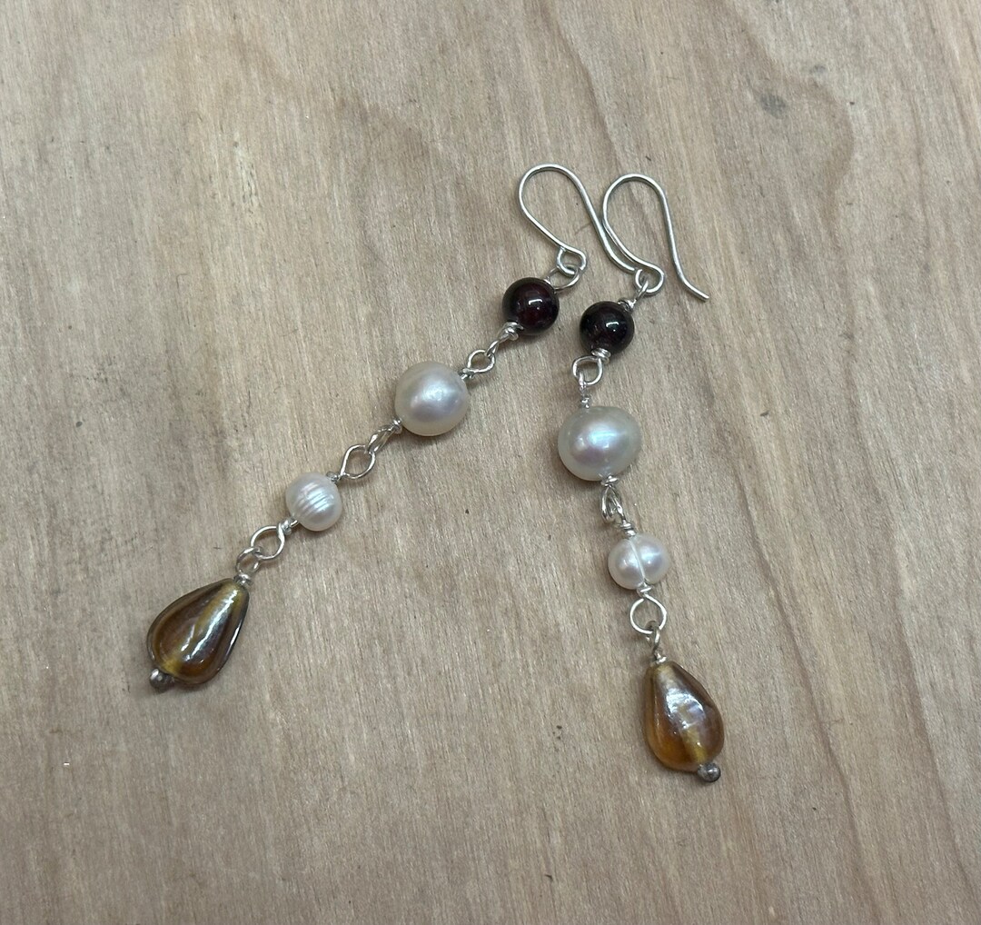 Sterling Silver Persian Earrings for SCA and Reenactment. Medieval ...