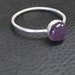 Replica of Sterling Silver Medieval Ring With Amethyst Cabochon. - Etsy