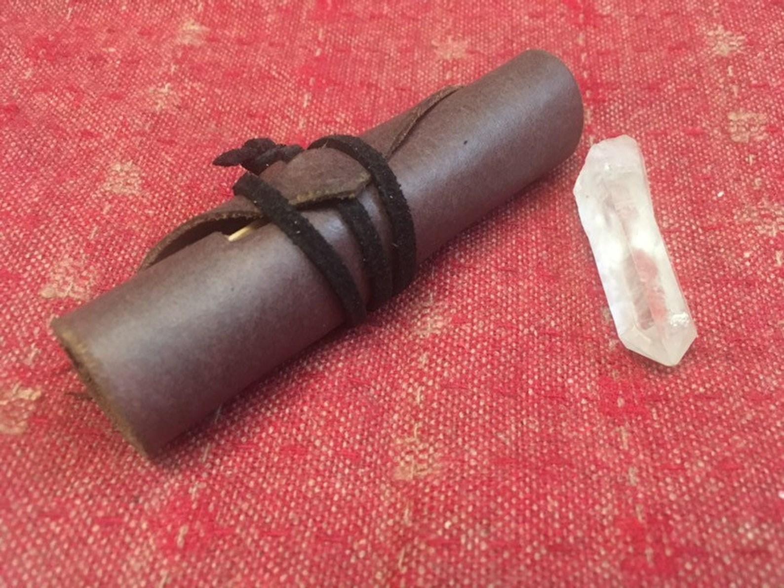 Medieval Leather Needle Case. Historical Needle Roll With a - Etsy