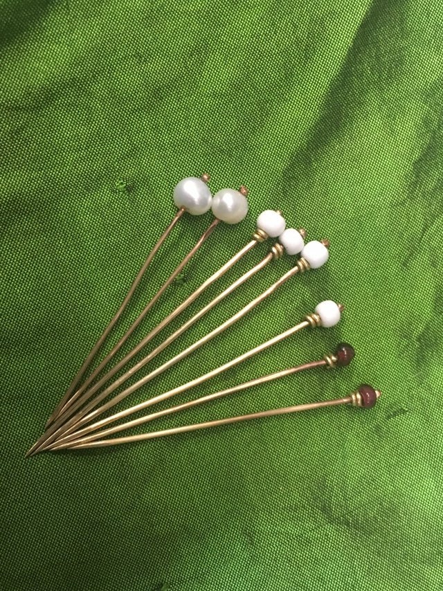 PAIR of Brass Medieval Veil Pins. Medieval Dress Pin. - Etsy