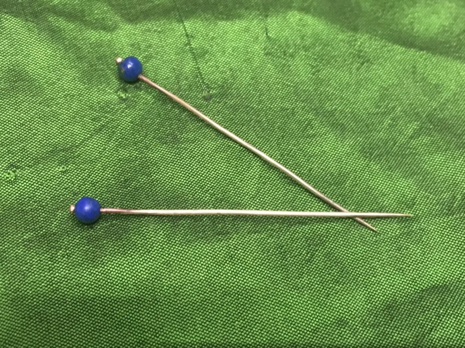 PAIR of Brass Medieval Veil Pins. Medieval Dress Pin. Renaissance Pins ...