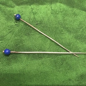 PAIR of Brass Medieval Veil Pins. Medieval Dress Pin. Renaissance Pins ...