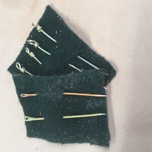 Viking Sewing Kit. Early Medieval Sewing Kit in Hand Carved Wooden Box ...