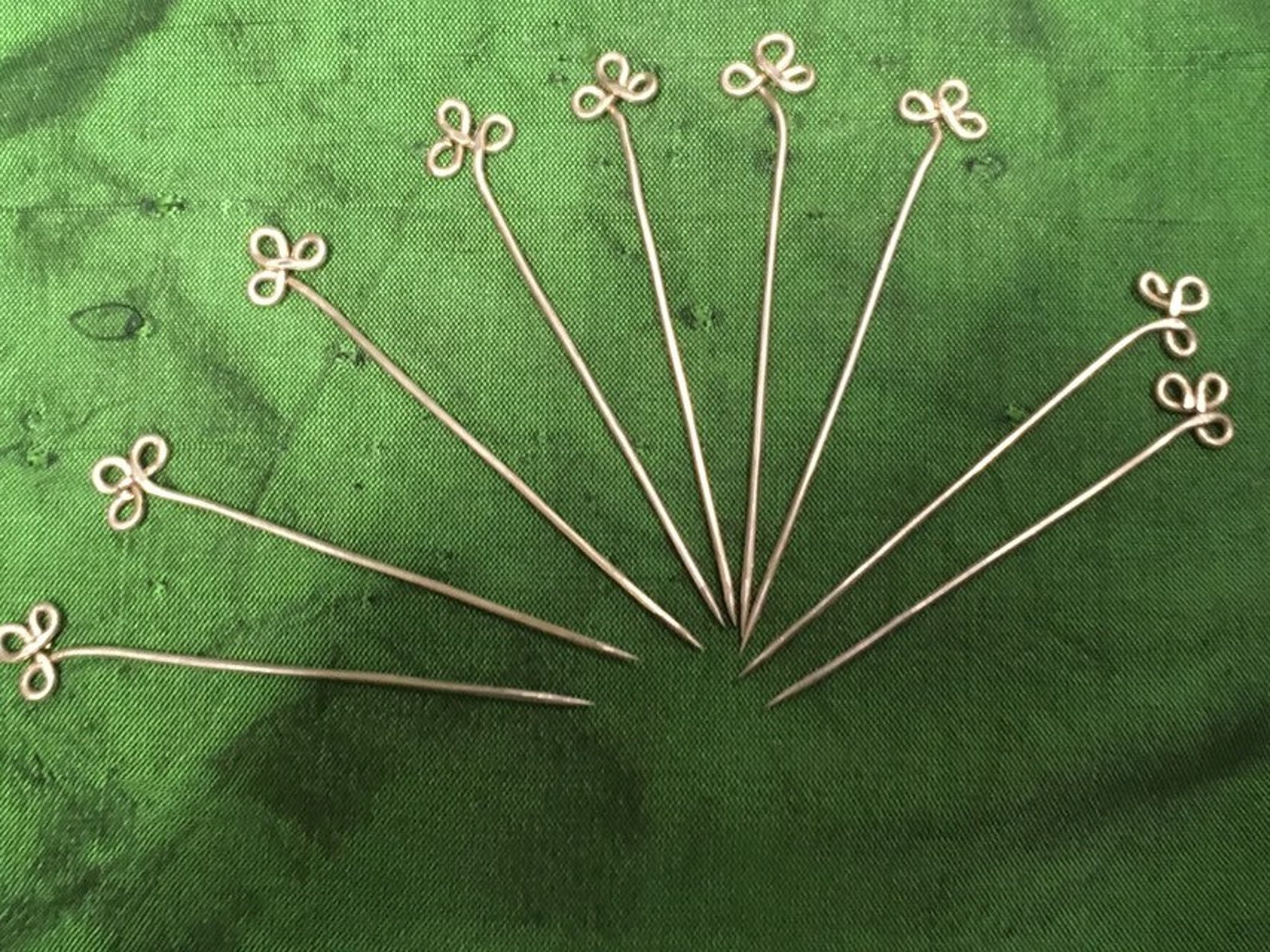 Medieval Brass or Copper Pins. Veil Pins. Sewing Pinned | Etsy