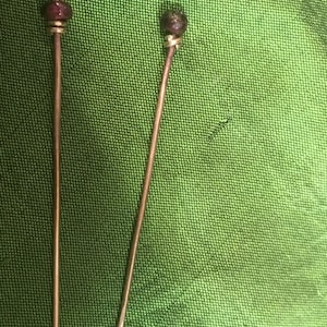 PAIR of Brass Medieval Veil Pins. Medieval Dress Pin. Renaissance Pins ...