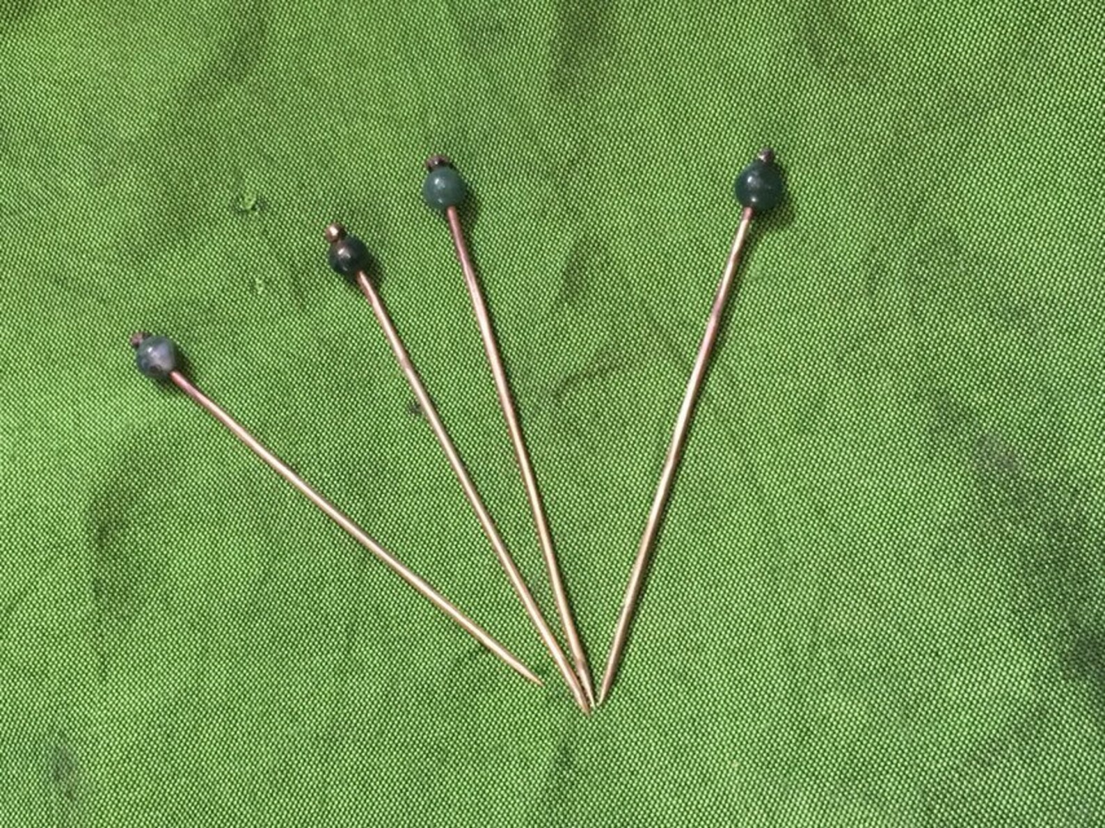 PAIR of Brass Medieval Veil Pins. Medieval Dress Pin. Renaissance Pins ...