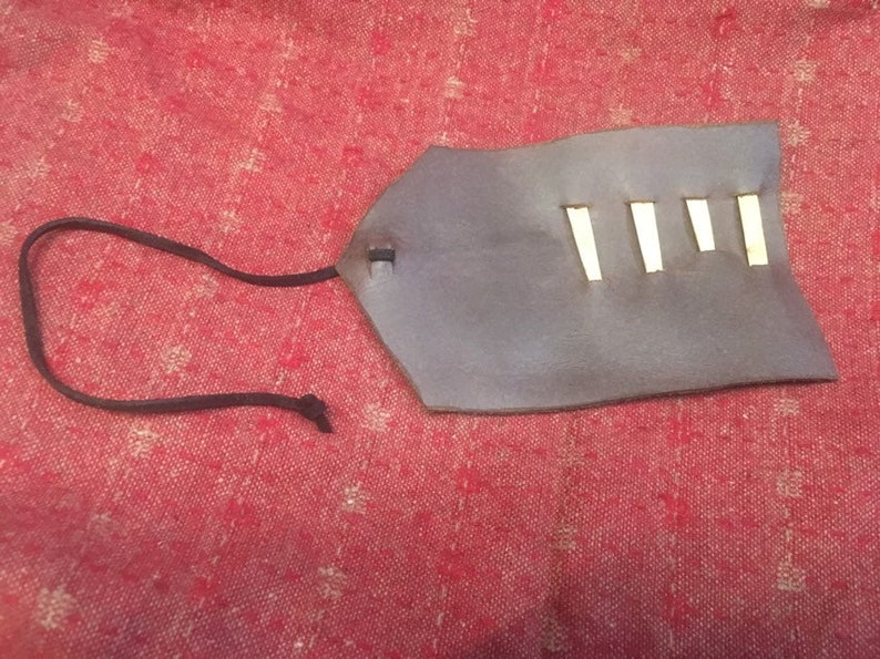 Medieval Leather Needle Case. Historical Needle Roll With a - Etsy