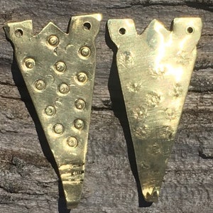 PAIR of Viking Leg Wrap Hooks. Anglo-saxon Winingas Hooks. Slavic Leg ...
