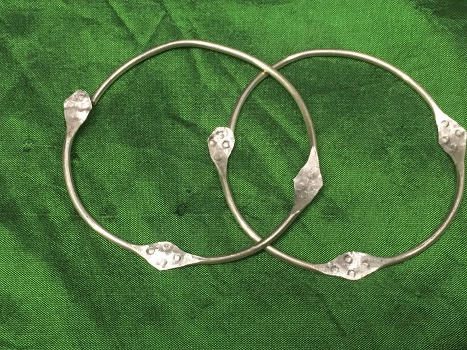 Pair or Novgorod Temple Rings. Brass Slavic Temple Rings. - Etsy