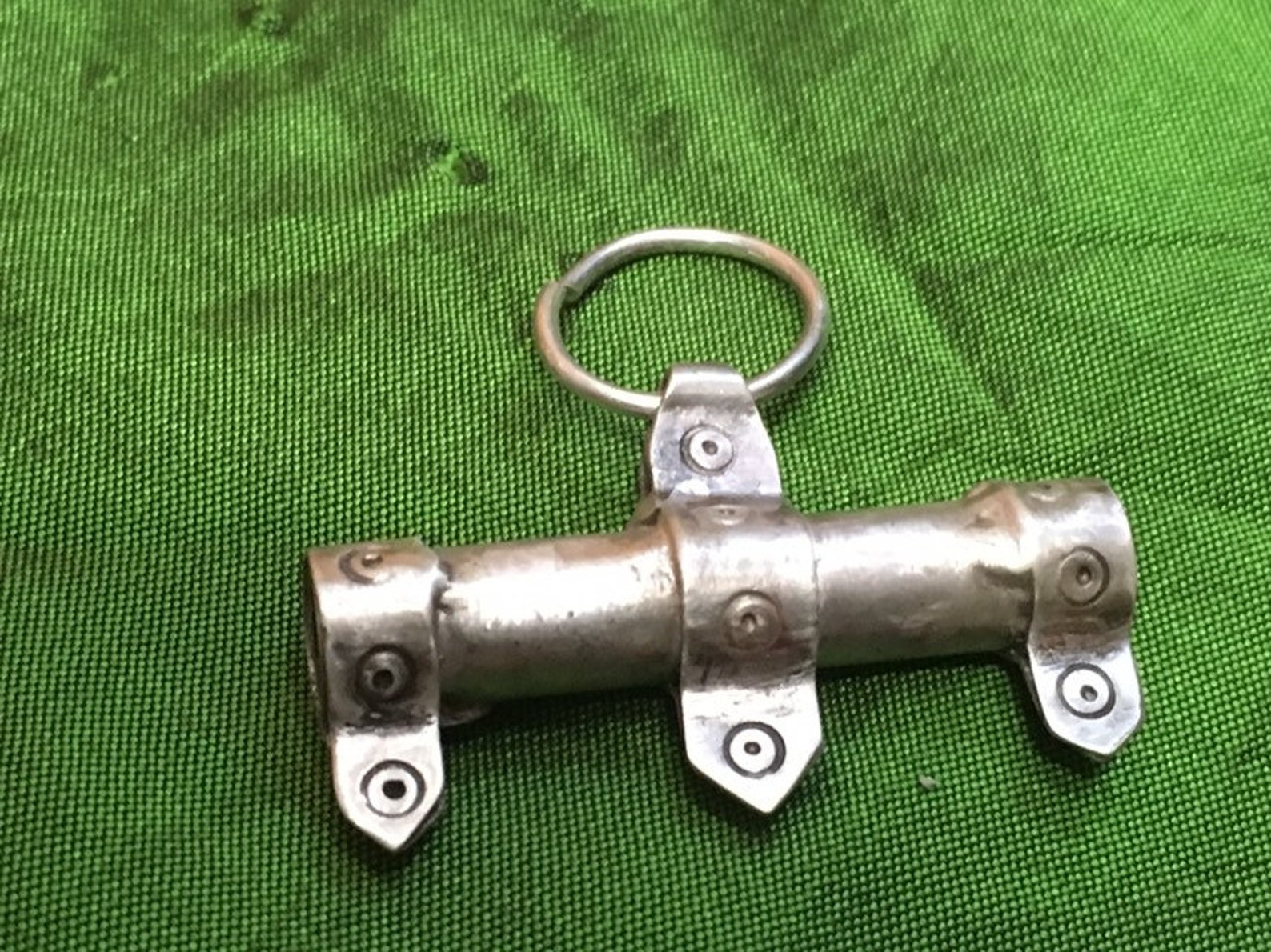 Sterling Silver Replica of Viking Needle Case. Early Medieval Needle ...