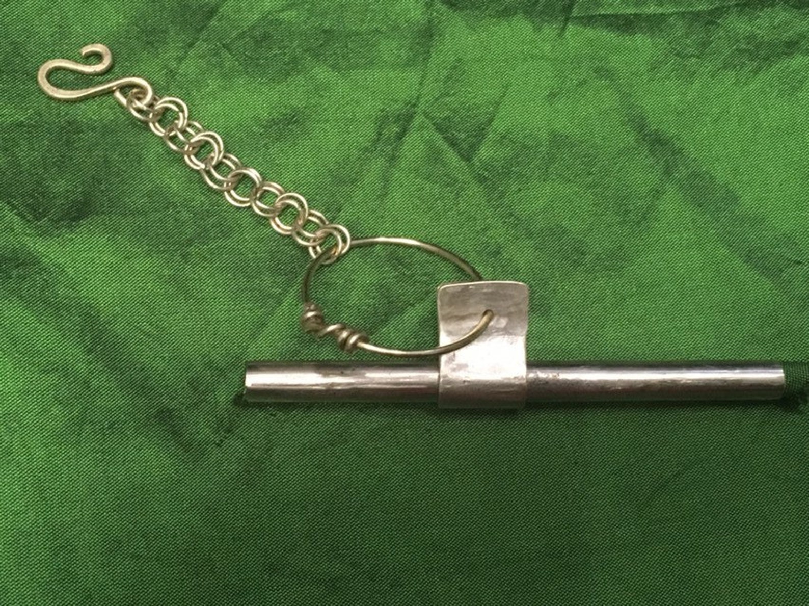 Viking Needle Case. Needle Case Pendant With Brass and Copper Needles ...