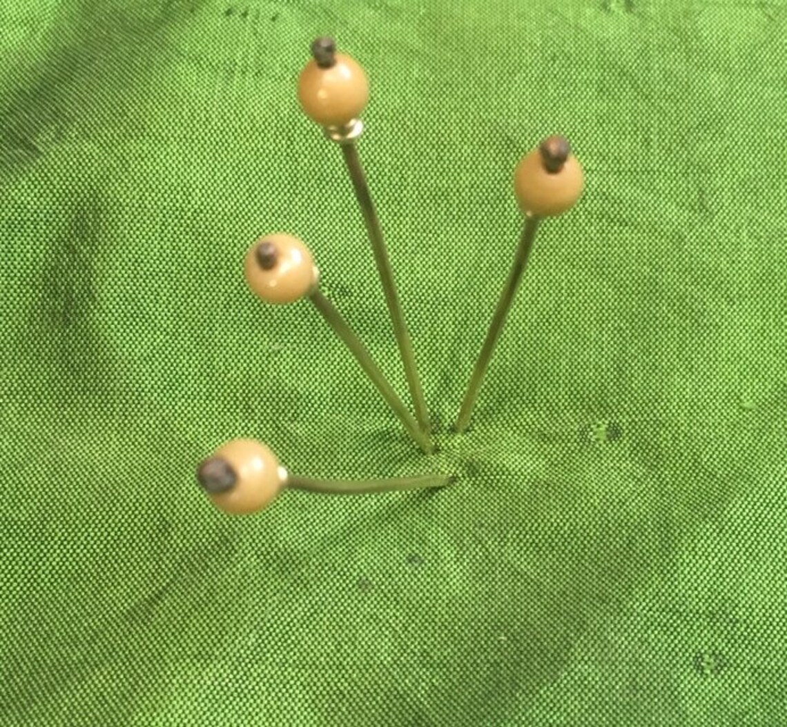 PAIR of Brass Medieval Veil Pins. Medieval Dress Pin. | Etsy