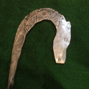 Bronze Long Viking Pin. Viking Style Hair Stick. Viking Cloak Pin Early ...