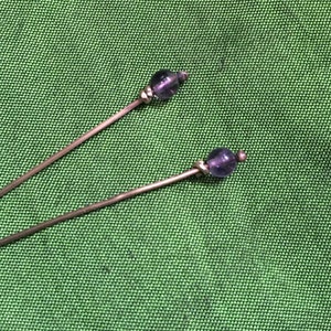 PAIR of Brass Medieval Veil Pins. Medieval Dress Pin. Renaissance Pins ...