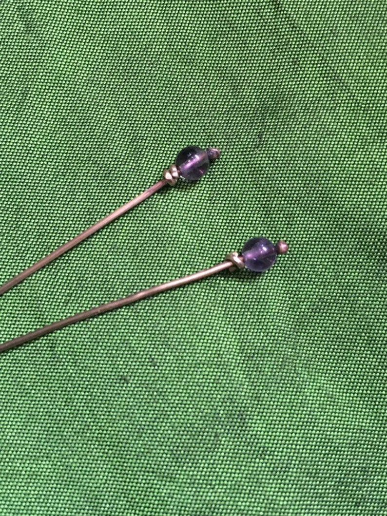 PAIR of Brass Medieval Veil Pins. Medieval Dress Pin. | Etsy