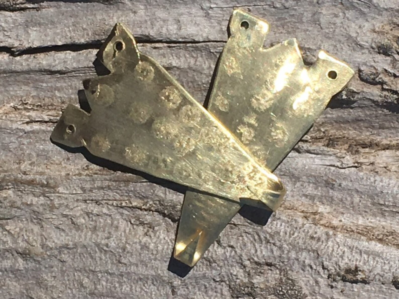 PAIR of Viking Leg Wrap Hooks. Anglo-saxon Winingas Hooks. Slavic Leg ...