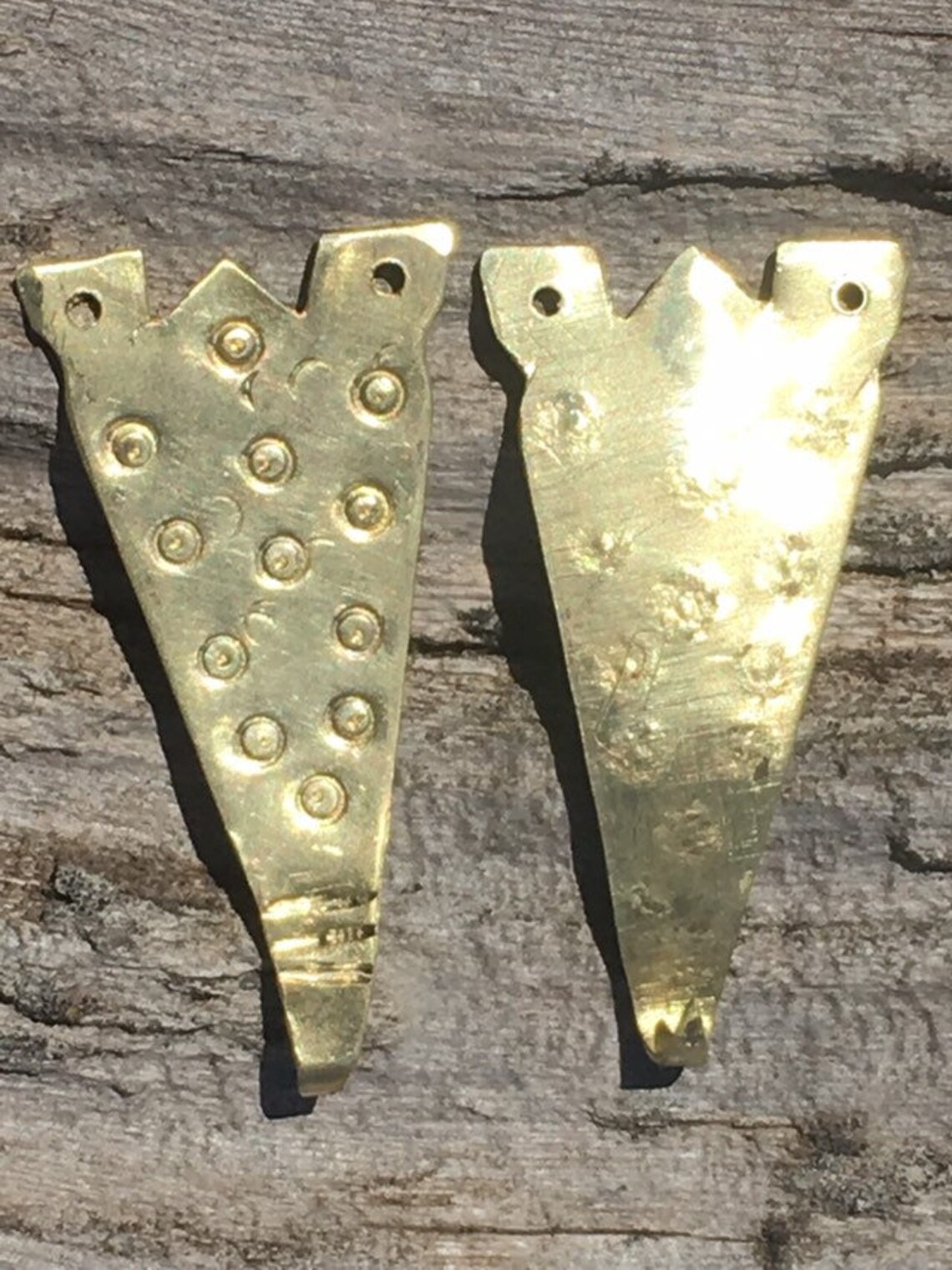 PAIR of Viking Leg Wrap Hooks. Anglo-saxon Winingas Hooks. Slavic Leg ...