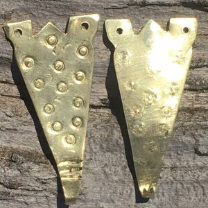 PAIR of Viking Leg Wrap Hooks. Anglo-saxon Winingas Hooks. Slavic Leg ...