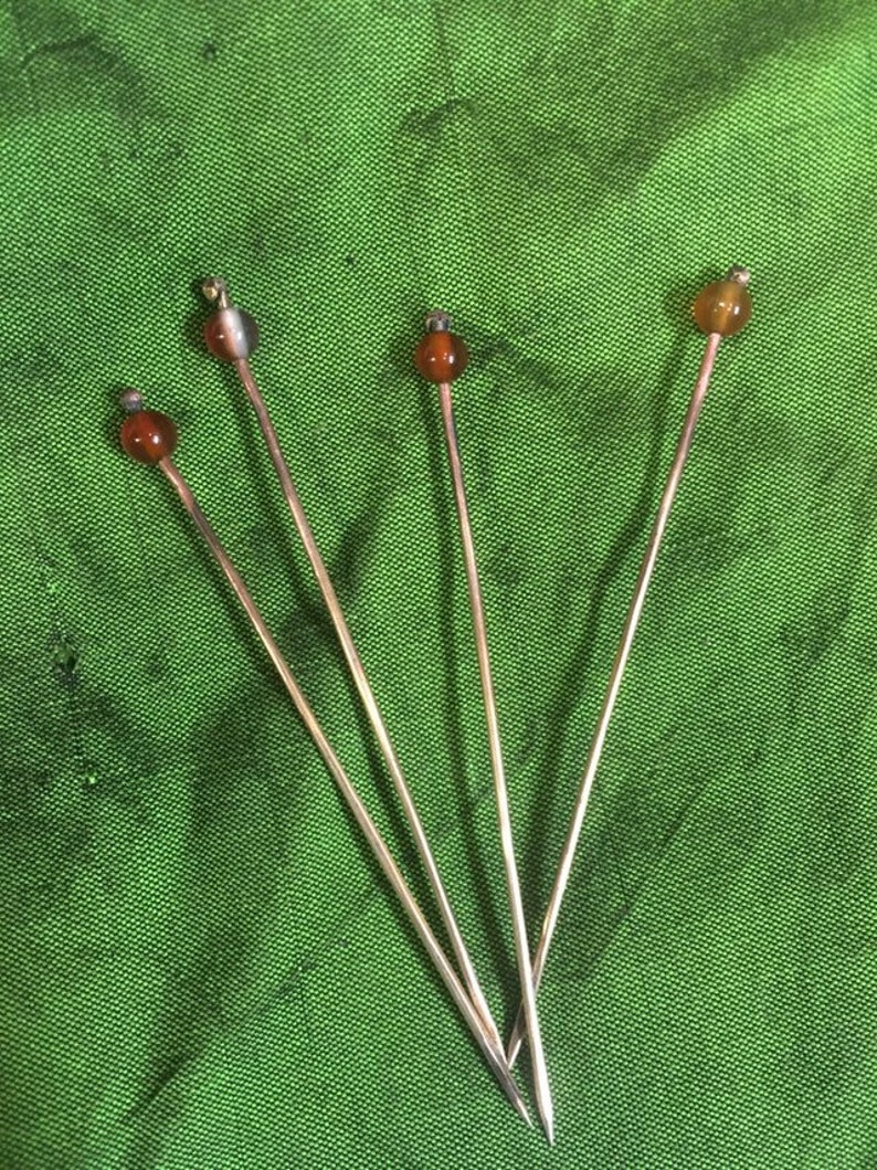 PAIR of Brass Medieval Veil Pins. Medieval Dress Pin. - Etsy
