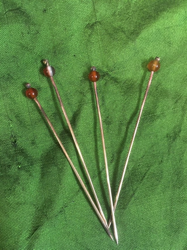 PAIR of Brass Medieval Veil Pins. Medieval Dress Pin. - Etsy