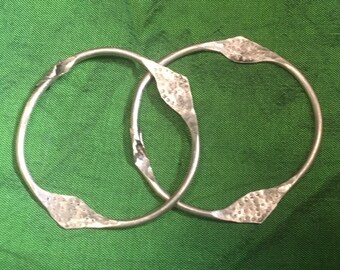 Pair or Novgorod Temple Rings. Brass Slavic Temple Rings. - Etsy