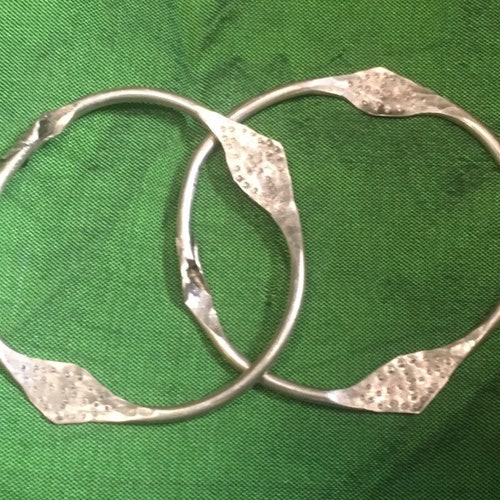 Brass Slavic Temple Rings. Kievan Rus Coil Temple Rings. - Etsy