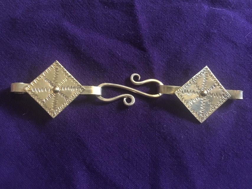 Brass Medieval Cloak Clasp. 15th Century Cloak Clasp. 14th Century Cape ...