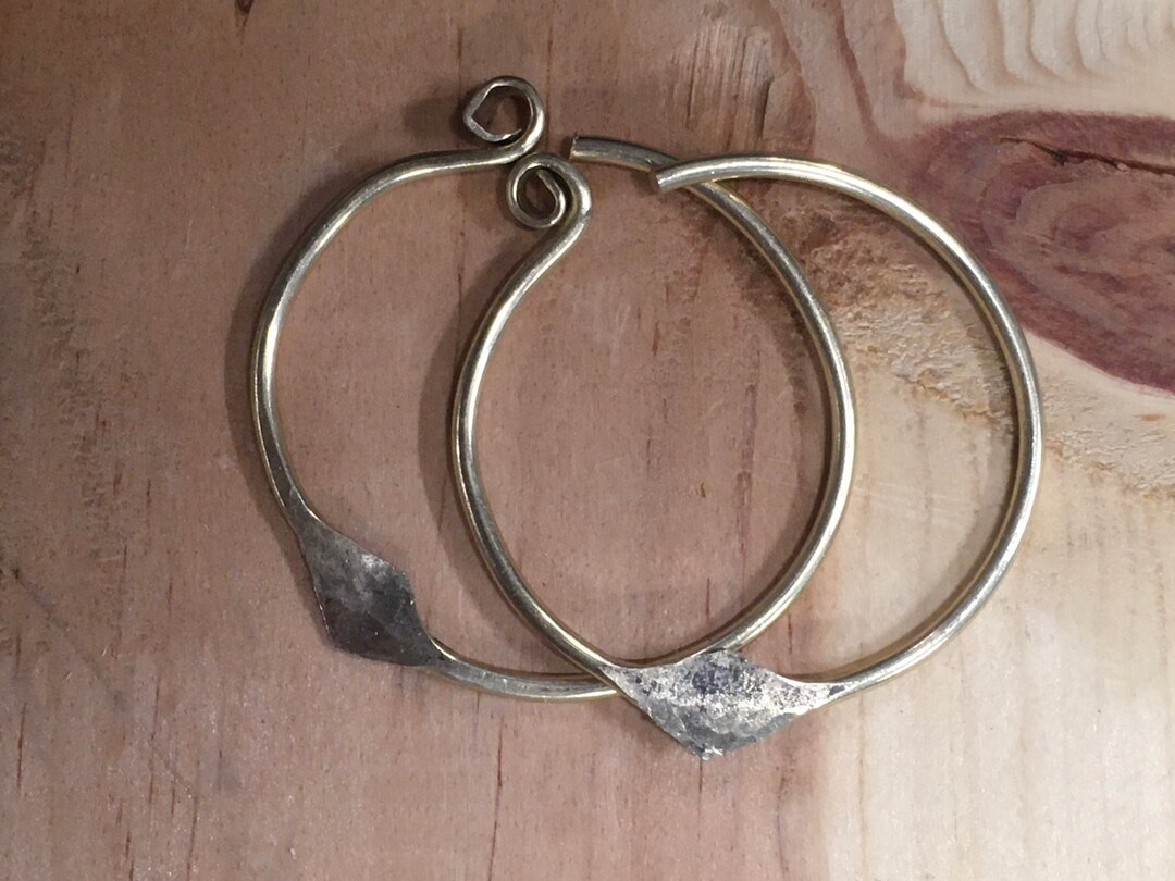 Pair or Novgorod Temple Rings. Brass Slavic Temple Rings. Kievan Rus ...