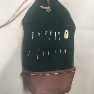 Viking Sewing Kit. Birka Wallet With a Set of Sewing Tools. Norse ...