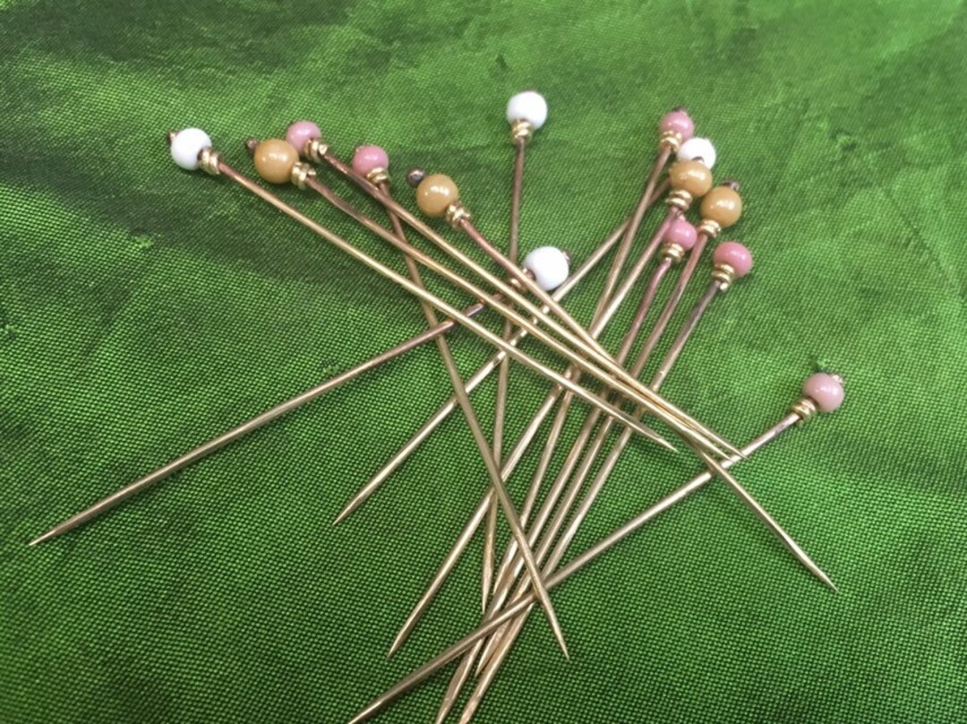 PAIR of Brass Medieval Veil Pins. Medieval Dress Pin. Renaissance Pins ...