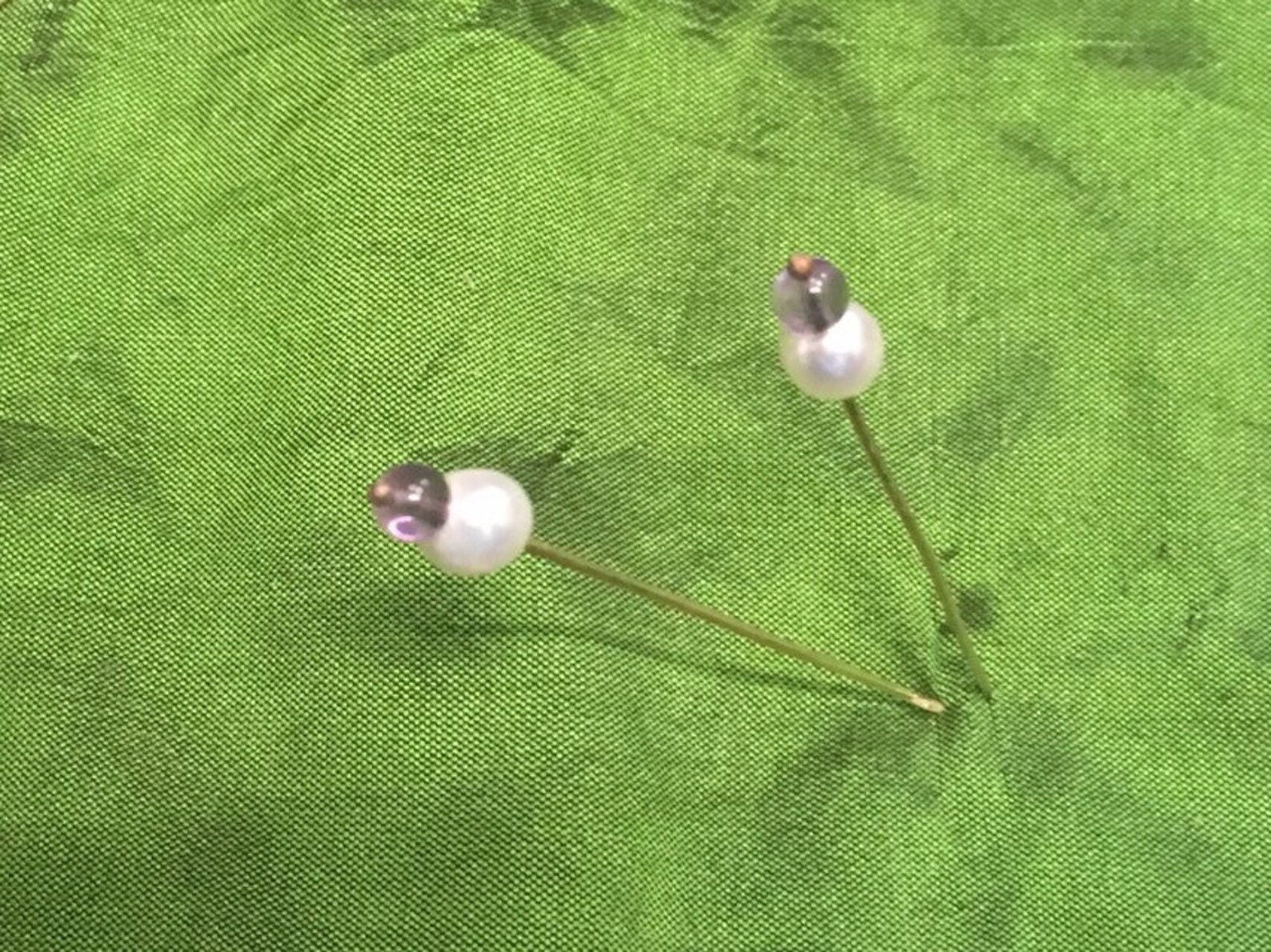 PAIR of Brass Medieval Veil Pins. Medieval Dress Pin. Renaissance Pins ...