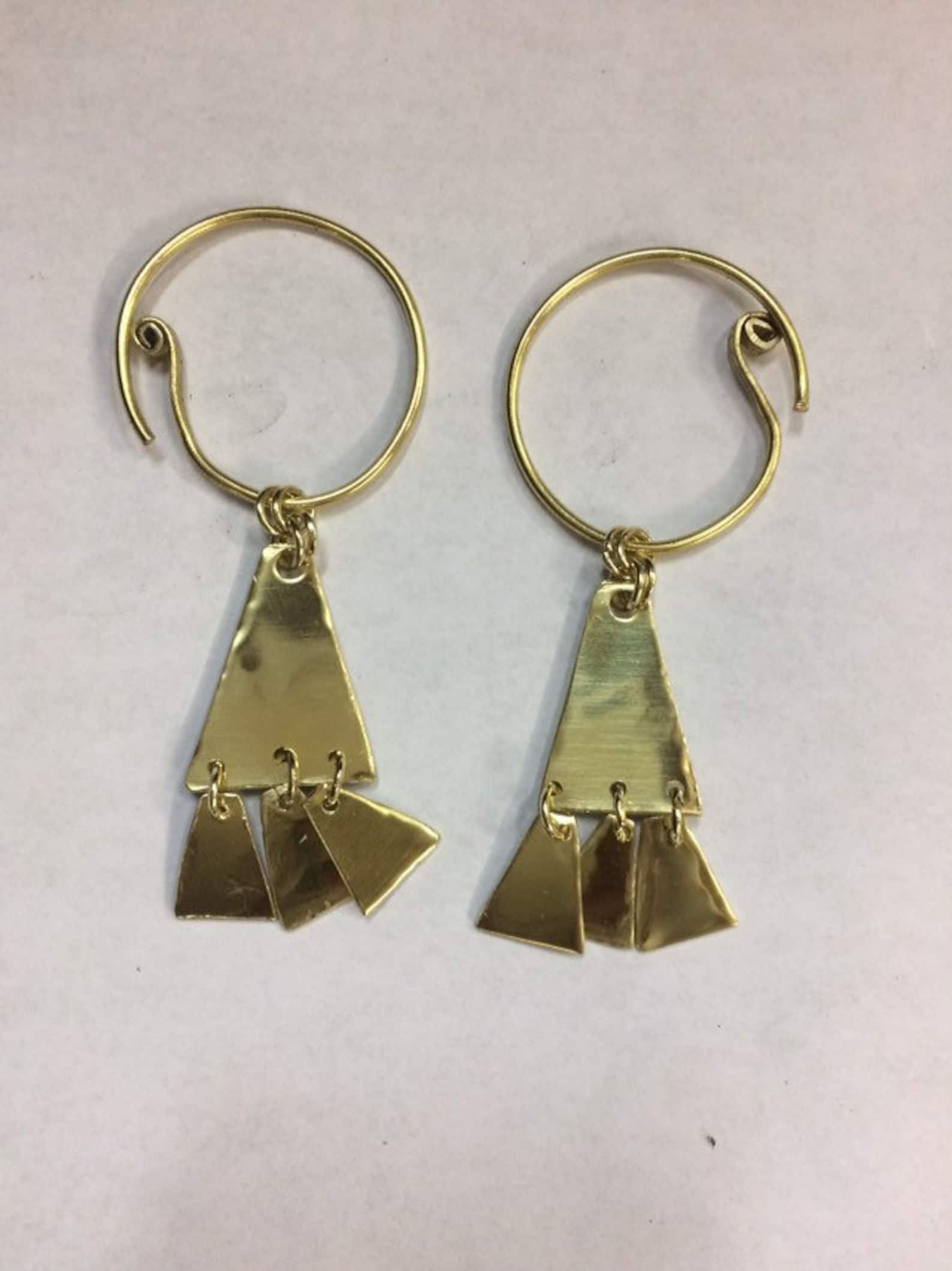 Set of Slavic Pendant Temple Rings | Etsy