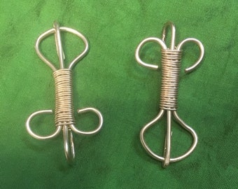 PAIR of Viking Leg Wrap Hooks. Anglo-saxon Winingas Hooks. | Etsy