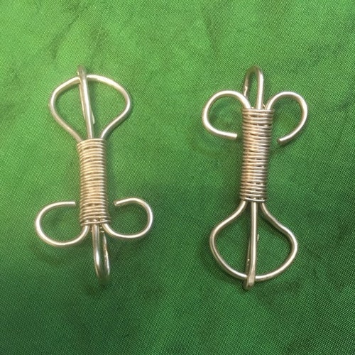 Viking Leg Wrap Hooks. Early Medieval Winingas Hooks. - Etsy