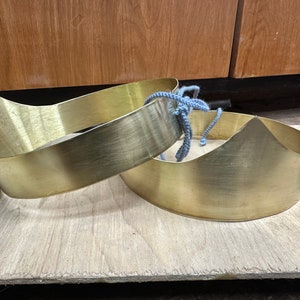 Single-point Brass Greek-style Coronet. Brass Diadema for SCA and ...