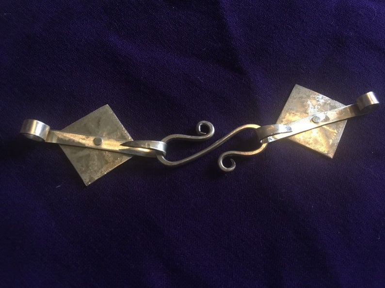 Brass Medieval Cloak Clasp. 15th Century Cloak Clasp. 14th Century Cape ...